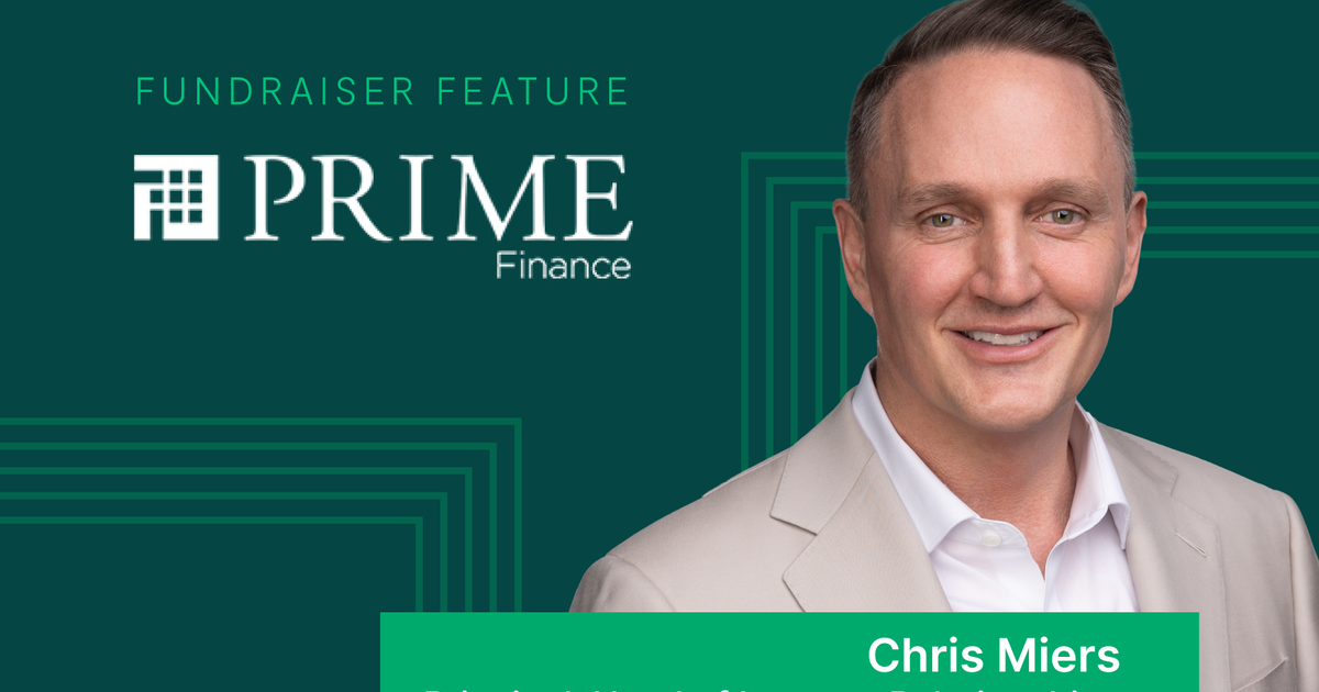 Fundraiser Feature: Chris Miers at Prime Finance