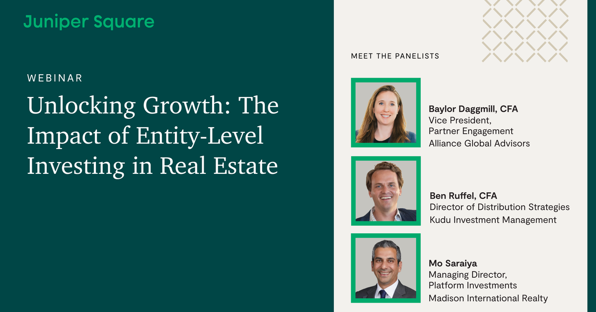 Unlocking Growth: The Impact of Entity-Level Investing in Real Estate